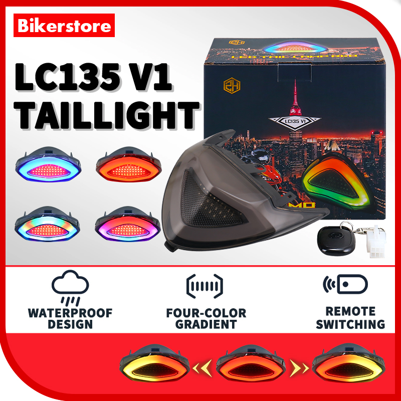 LC135 V1 Tail Light RGB Tail Lamp Lampu Belakang Running Light LED LC ...