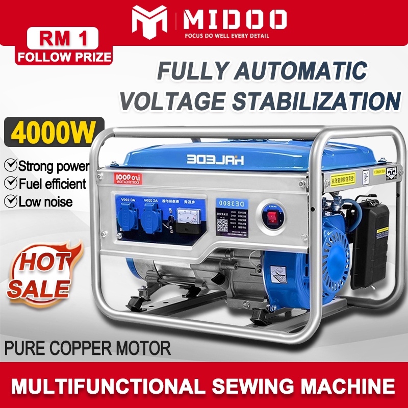 4000W Portable Gasoline Generator Set Household Outdoor High quality ...