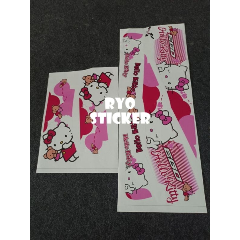 STICKER YAMAHA EGO S ONE PIECE LUFFY/HELLO KITTY | Shopee Malaysia