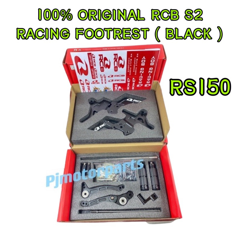 RSX150 / RS150 V1 V2 V3 ( RCB ) S2 RACING SINGLE FOOTREST CNC - RSX 150 / RS 150 | Shopee Malaysia