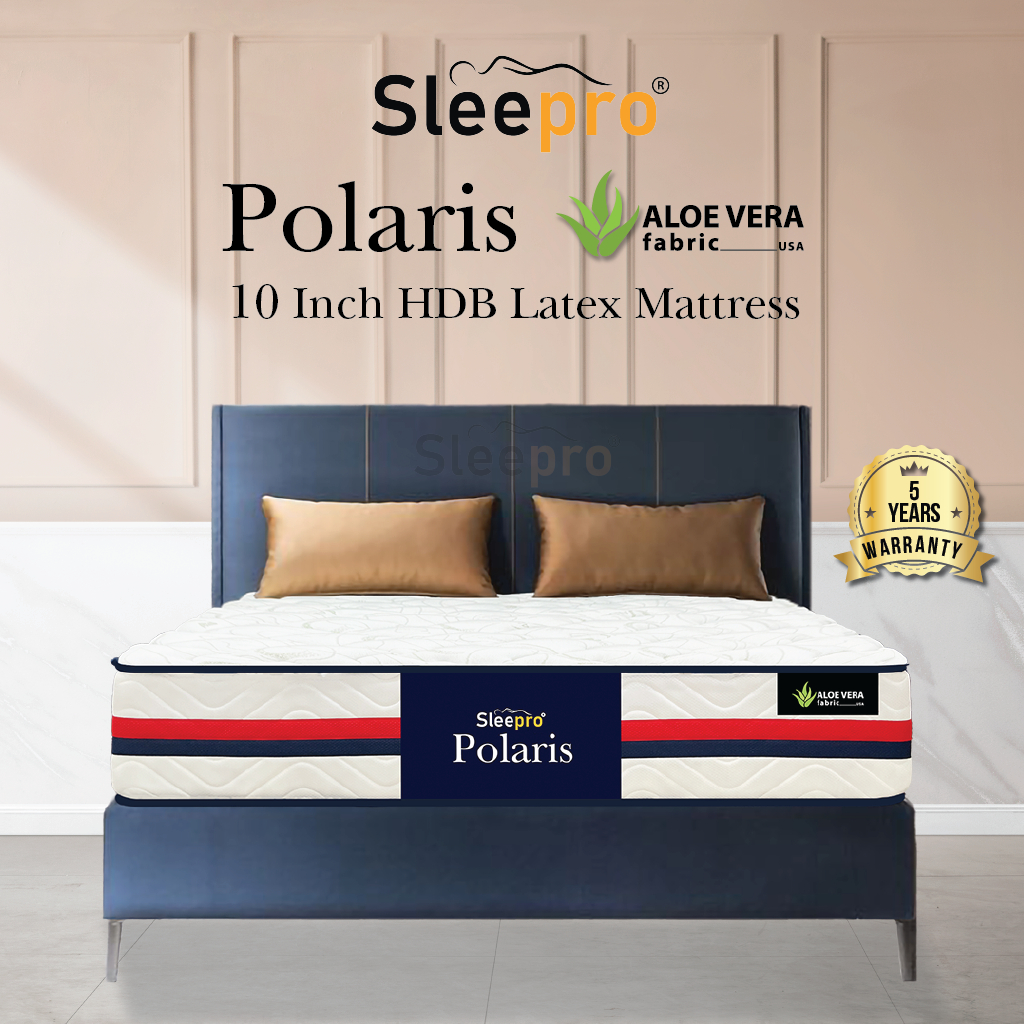 Sleepro Polaris Mattress | 10-inch HDB Latex Mattress | Shopee Malaysia