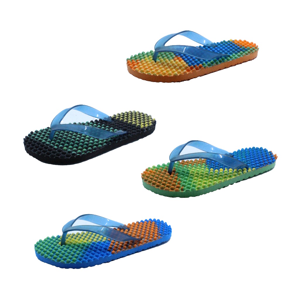 𝗥𝗘𝗔𝗗𝗬 𝗦𝗧𝗢𝗖𝗞 Unisex EVA Massage Slipper Colorful / Selipar Massage ...