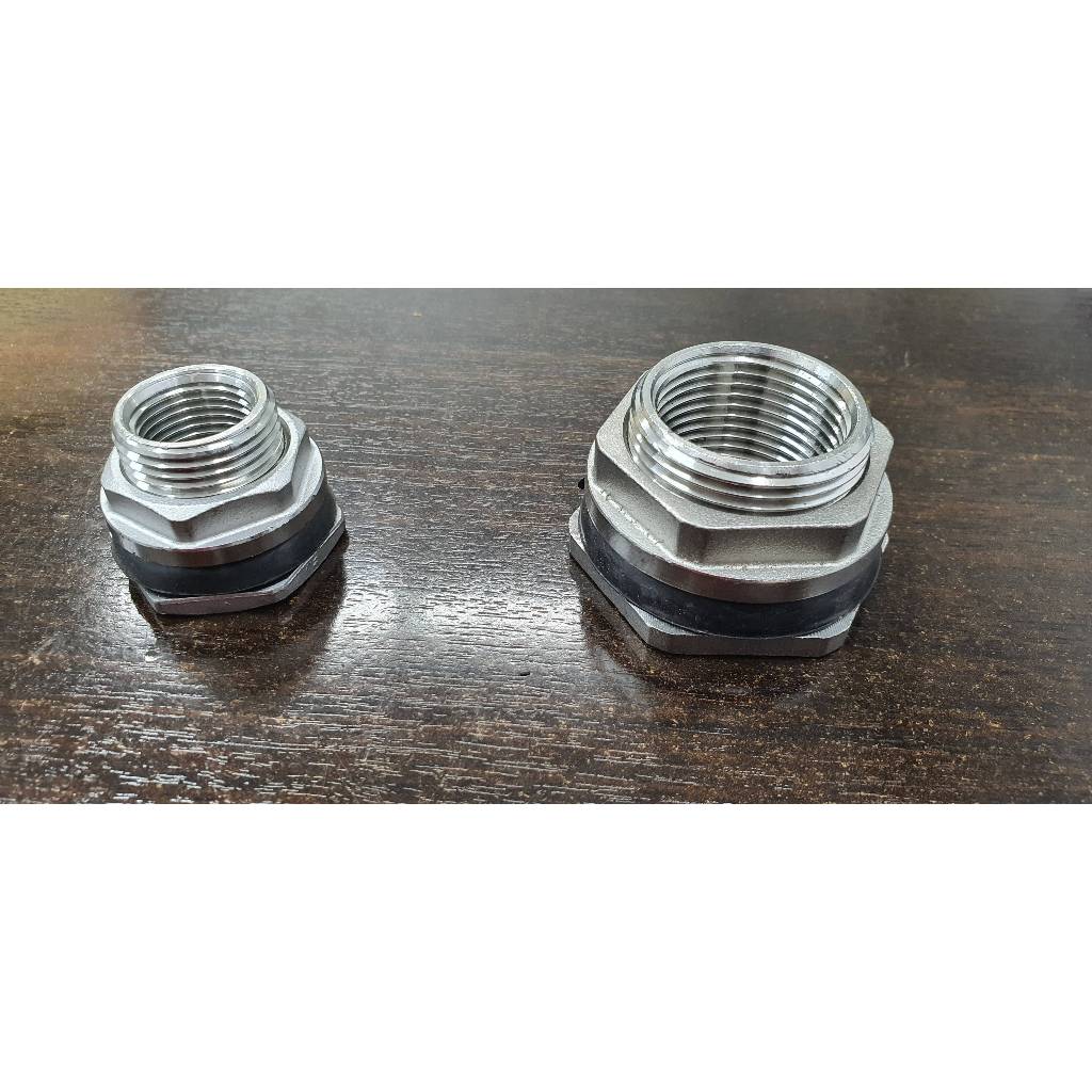 Stainless Steel 304 Tank adaptor/Tank connector 1/2 inch and 1 inch ...