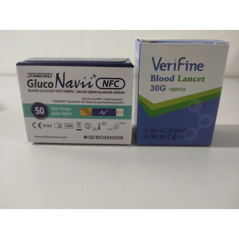 GLUCO NAVII BLOOD GLUCOSE TEST STRIPS | Shopee Malaysia