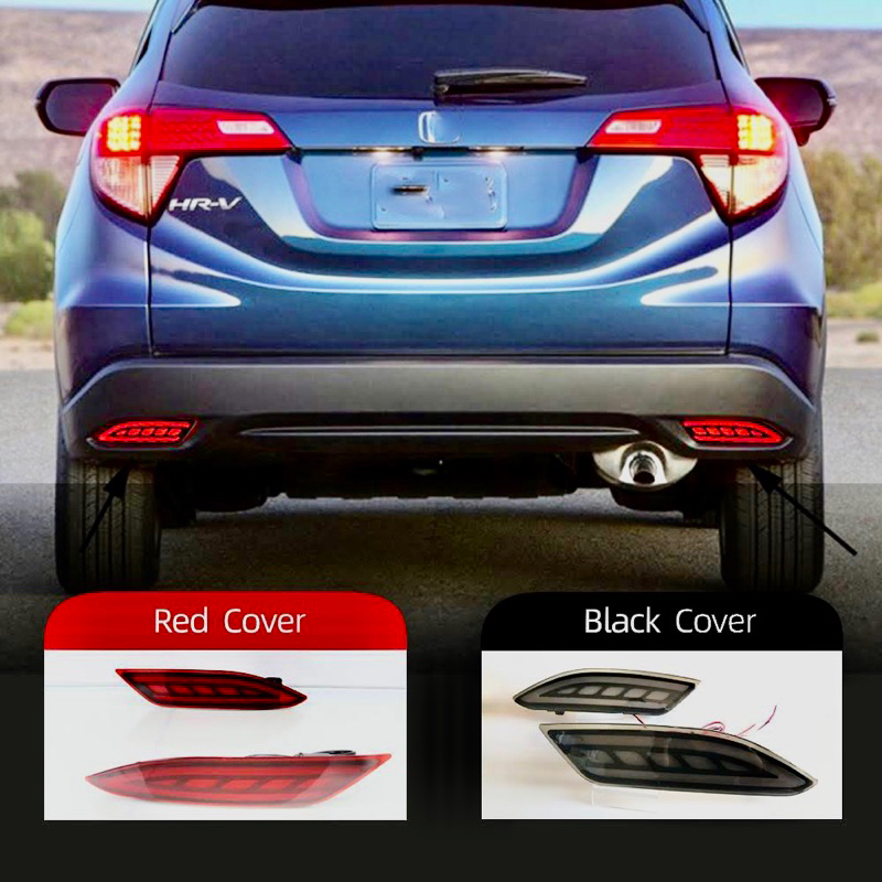 Honda hrv 2015 2016 2017 2018 2019 2020 2021 rear bumper reflector led ...