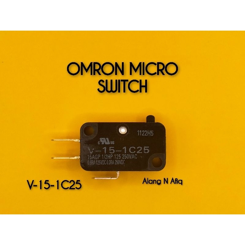 💥Ready Stock💥 OMRON Micro Switch Normally Close 3 Pin Microwave Oven Door V-15-1C25 | Shopee ...