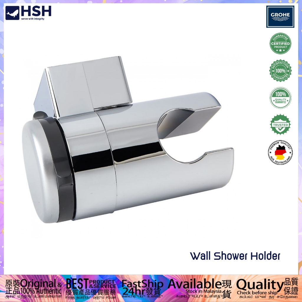 Original GROHE 27595000 Tempesta Wall hand shower holder | Shopee Malaysia