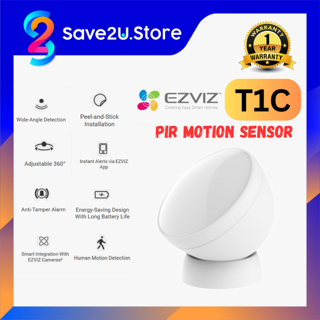 EZVIZ Alarm Starter Kit, Smart Home Starter Kit T1C | Shopee Malaysia