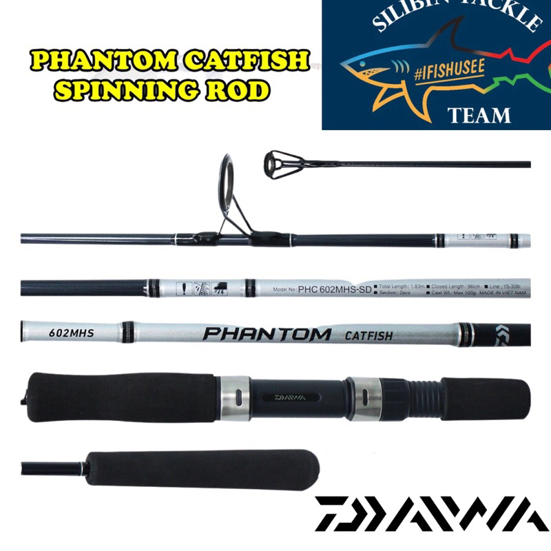 DAIWA PHANTOM CATFISH SPINNING FISHING ROD 🔥 | Shopee Malaysia