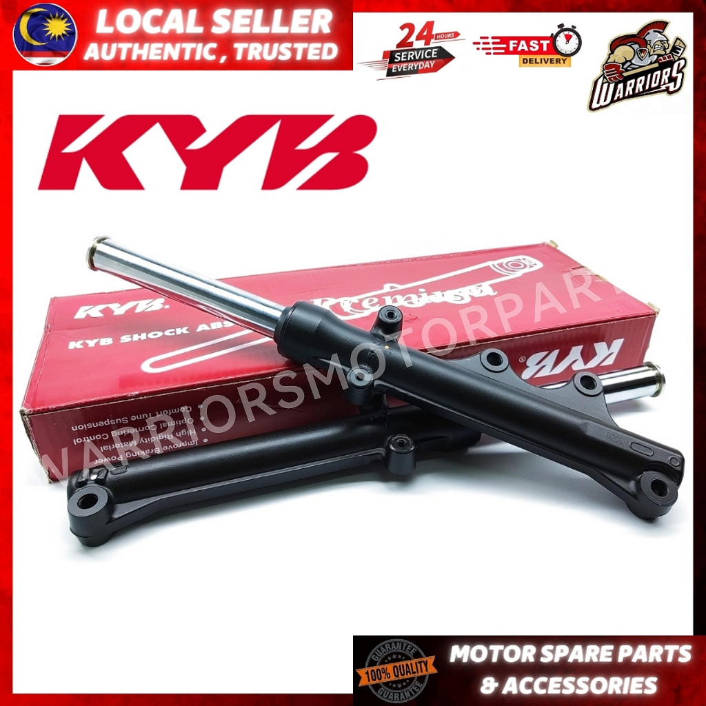YAMAHA LC135 V2/V3/V4/V5/V6 55C CLUTCH 5S [KYB] KAYABA FRONT FORK SET COMPLETE LEFT/RIGHT FORK ...