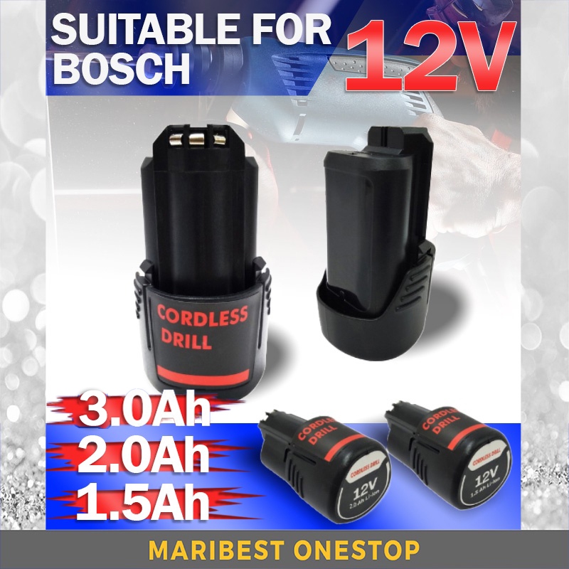 12V Li-Ion Battery Rechargeable Lithium Battery 2.0Ah 1.5Ah Replacement ...