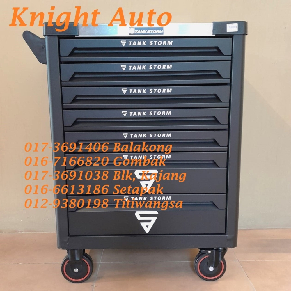 Tankstorm 7 Drawer tools box X-77 (Top stainless steel ) ID34641 | Shopee Malaysia