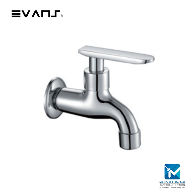 Evans ½" Bib Tap - (Chrome)/Bathroom/Toilet | Shopee Malaysia