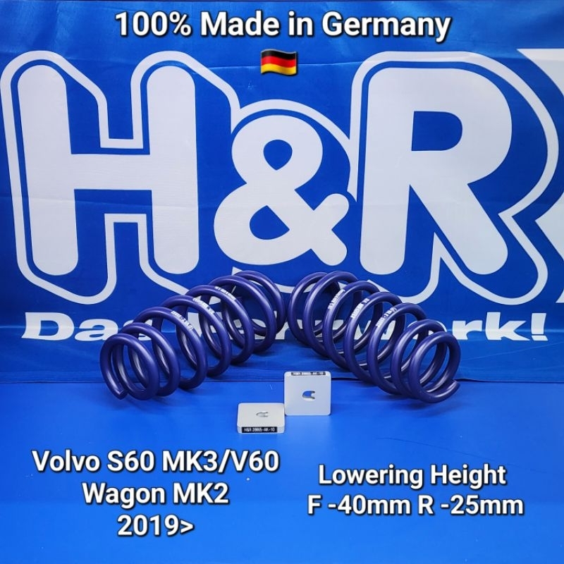 Volvo S60 MK3/V60/V90 Wagon MK2 - H&R Sport Springs | Shopee Malaysia
