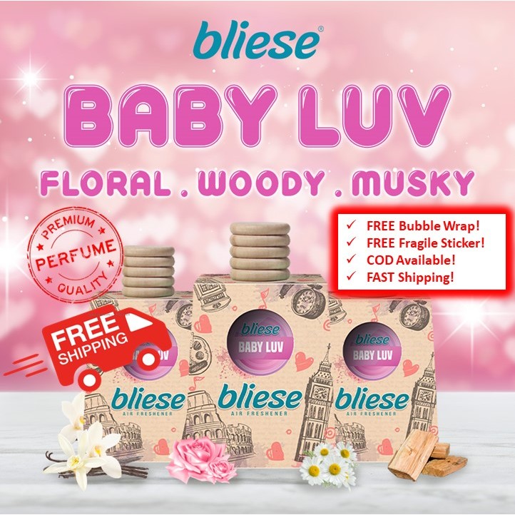 LIMITED EDITION Bliese Car Perfume Air Freshener Pewangi Aromatherapy ...
