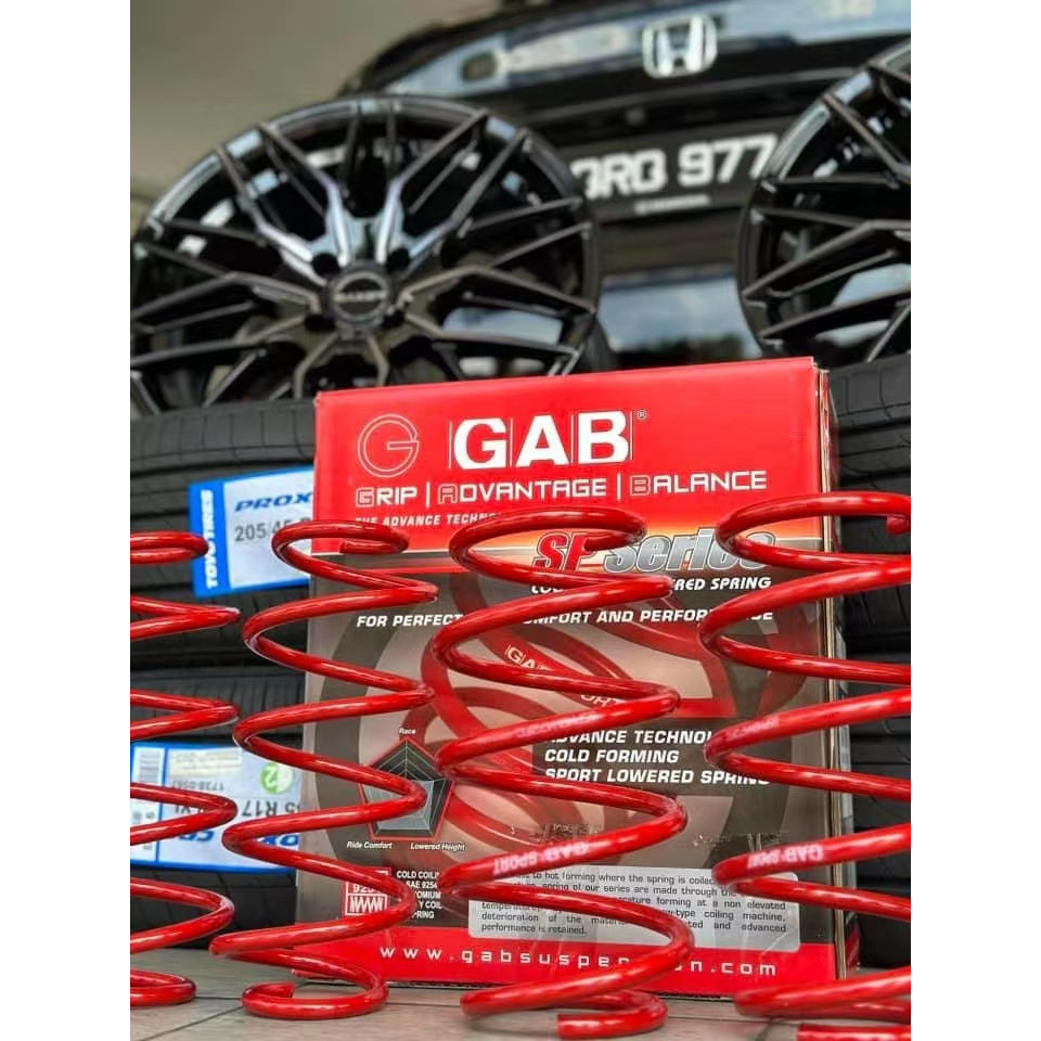 (Ready Stock) GAB Lowered Sport Spring PERODUA AXIA/BEZZA MYVI ATIVA ...