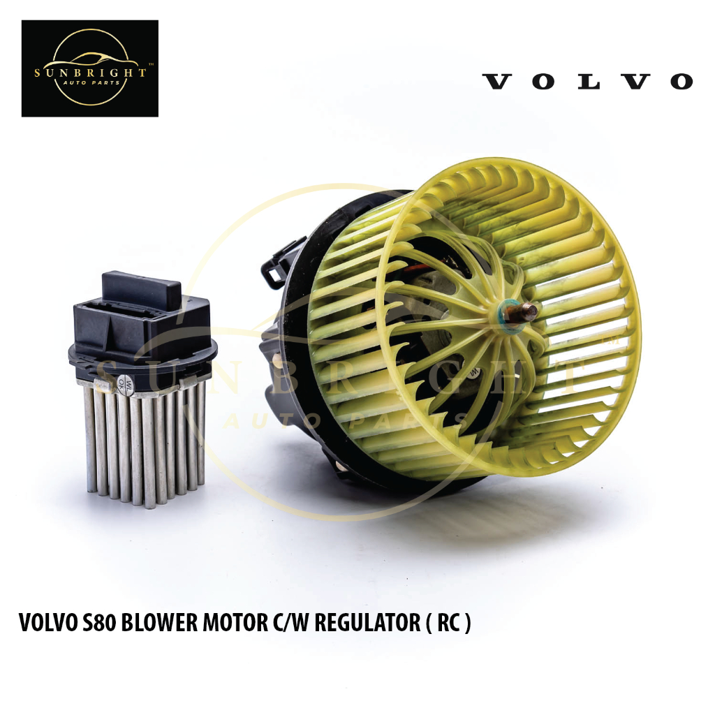 VOLVO S80 / S60 / V70 / XC60 / XC70 MK2 / V60 / FoMoCo BLOWER MOTOR C/W ...