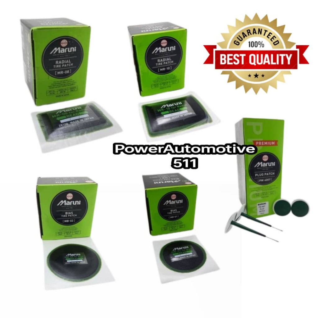 Maruni Universal Tire Patch Plug Patch Radial Tire Patch Bias Tire ...
