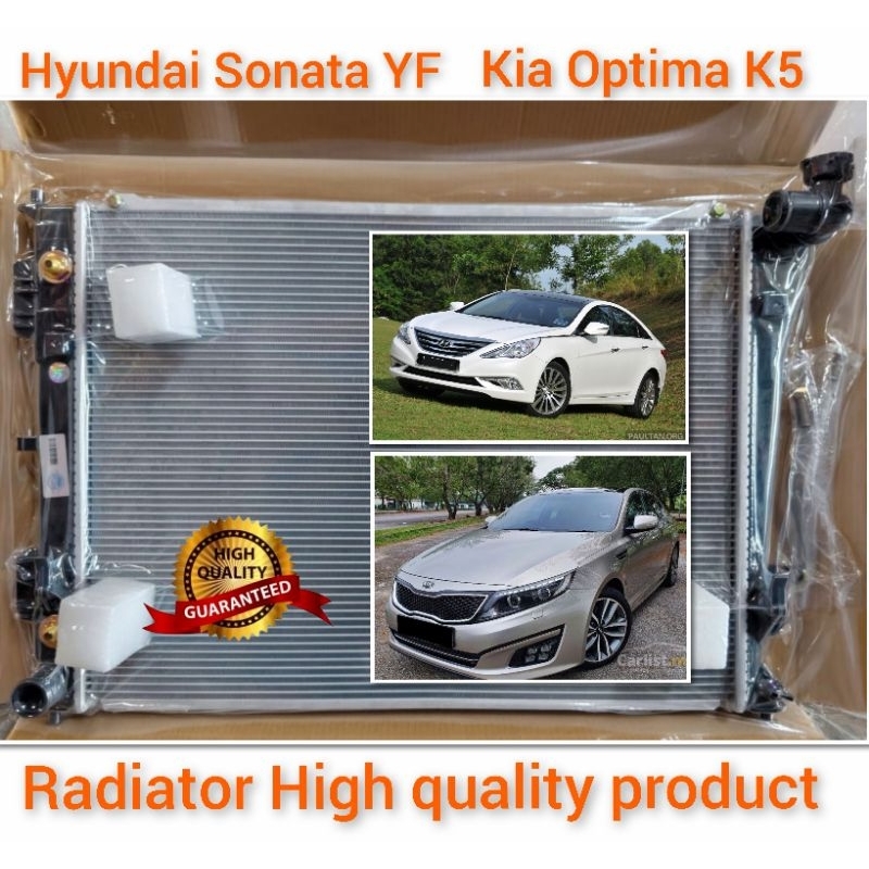 Hyundai Sonata YF/kia Optima K5 Radiator tangki air Brand Polar High quality | Shopee Malaysia