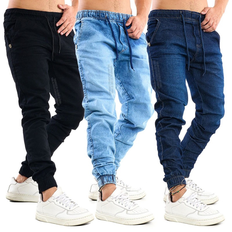seluar Jogger jeans in stock , recommend for men and women & kids Kain ...
