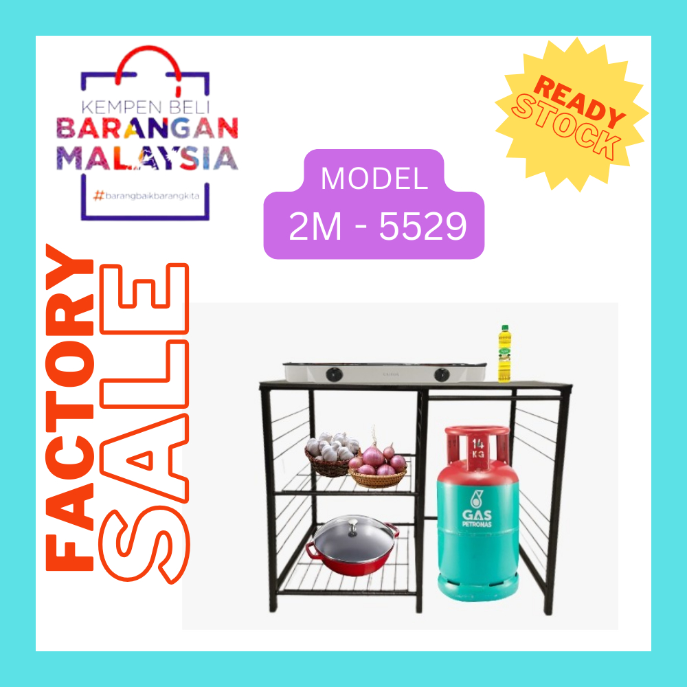 Rak Besi Dapur Masak/Kitchen Rack Steel/Gas Rack/Kitchen Stove Rack 2M ...