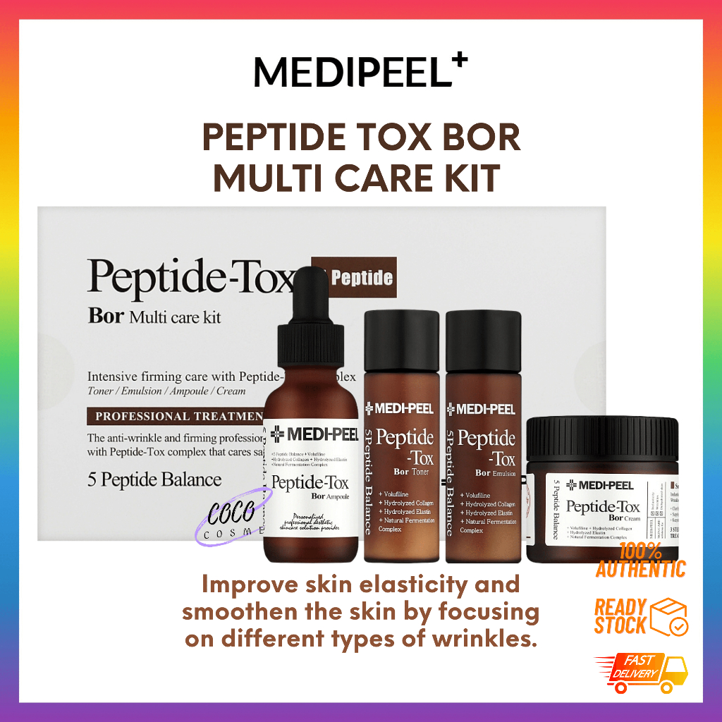 MEDIPEEL PEPTIDE TOX BOR MULTI CARE KIT | Shopee Malaysia