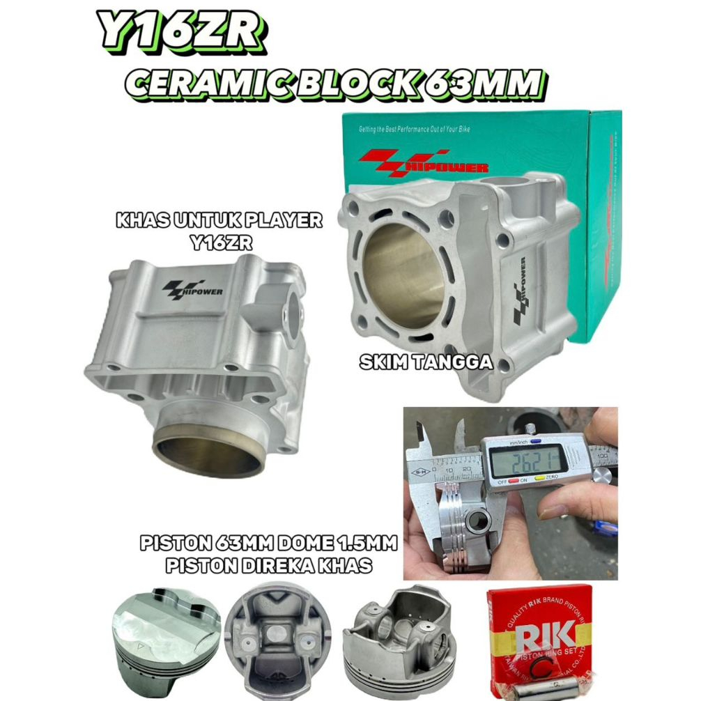 CERAMIC BLOCK HIPOWER HI POWER RACING Y16 / R15 V3 / MT15 / NVX / NMAX ...
