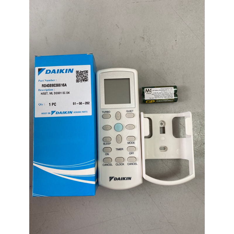 DAIKIN ORIGINAL REMOTE CONTROL 100% ORIGINAL | Shopee Malaysia