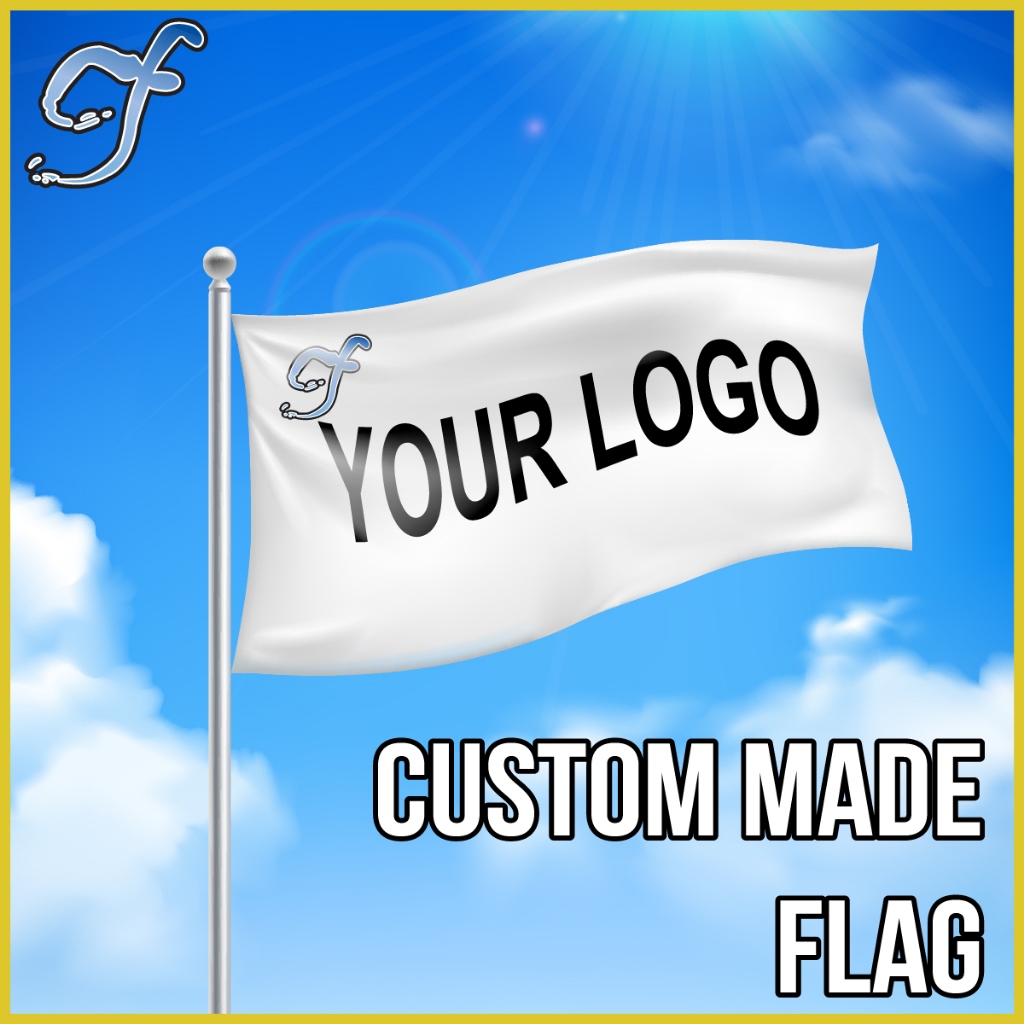 Custom made Flag, Bendera Print any logo on flag | Shopee Malaysia