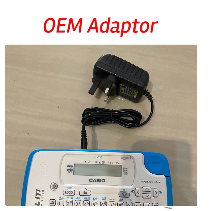 original Casio Label printer KL-130 BARCODE/ KL130 F.O.C Casio XR6 x1 pc /casio KL-130 kl130 kl ...