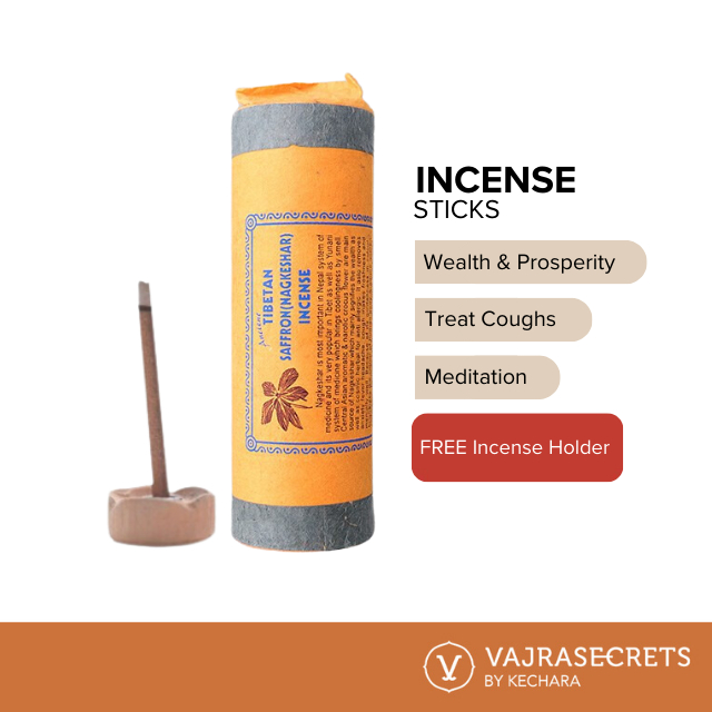 Tibetan Saffron Incense Sticks 30's - Effective for Allergies, Fever ...