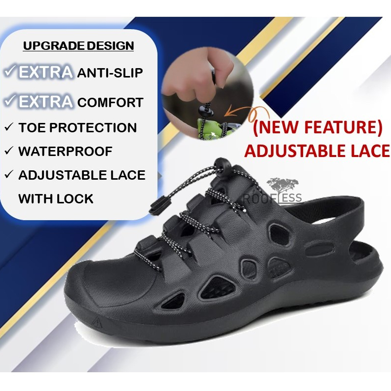 ROOFLESS Kasut Mancing Waterproof Shoes Kasut Pancing Kasut Getah ...