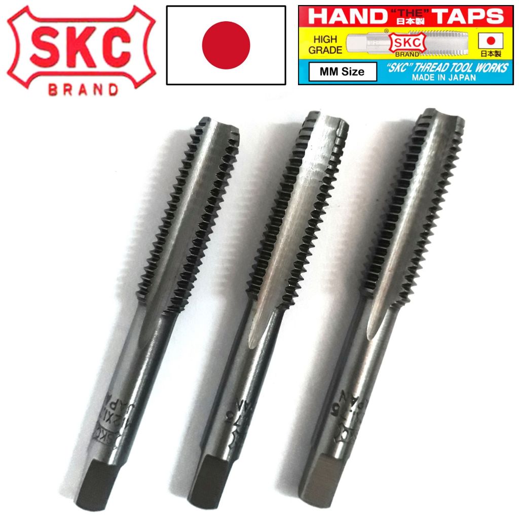 SKC HAND TAP SET METRIC M28 SET 3PCS MADE IN JAPAN | Shopee Malaysia
