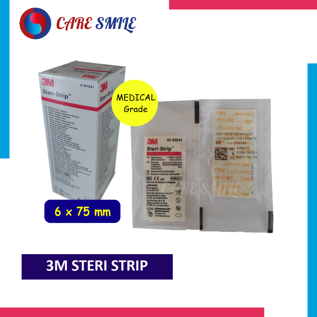 3M Steri-Strip R1541 Reinforced Adhesive Skin Closures | Shopee Malaysia