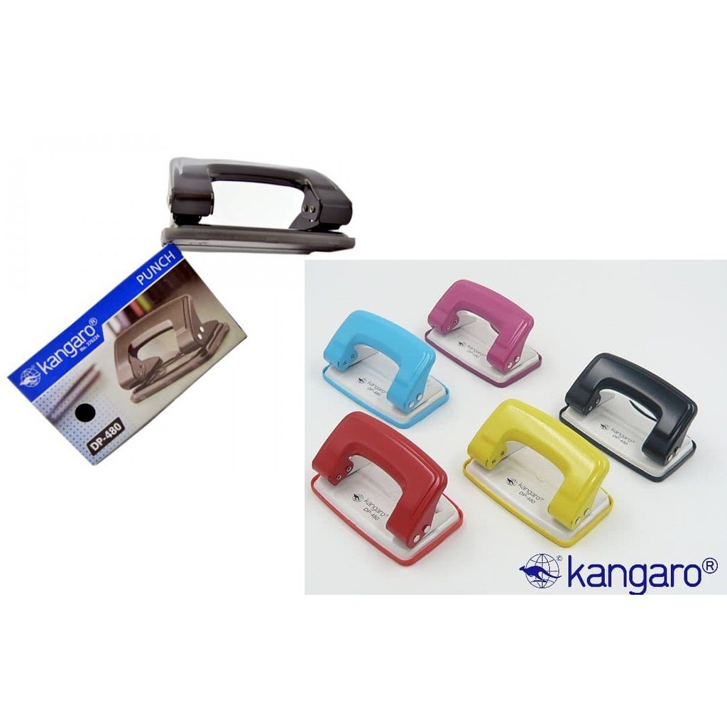 Kangaro Punch 480/Penebuk Lubang/Kangaro DP-480 Paper Puncher Inspiro ...
