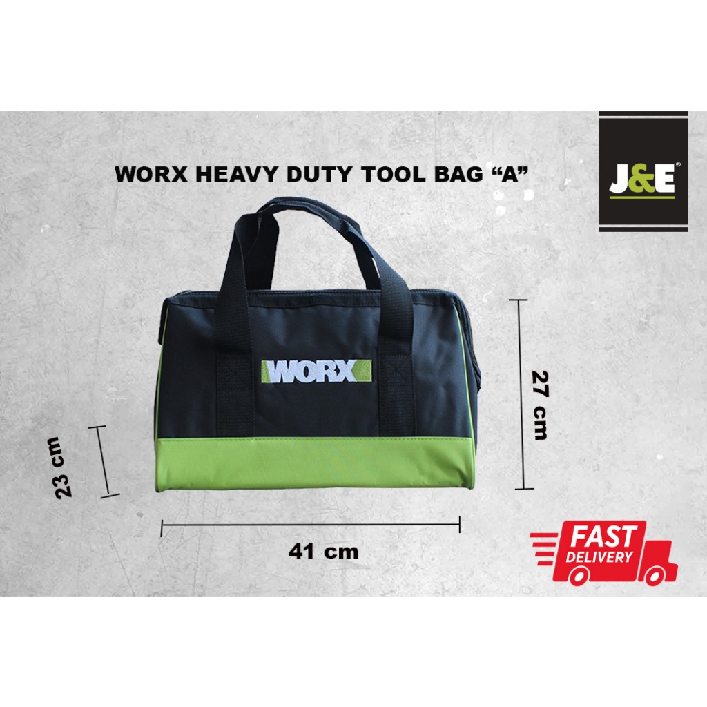 J&E WORX HEAVY DUTY TOOL BAGS BIG SIZE AND SMALL SIZE | Shopee Malaysia