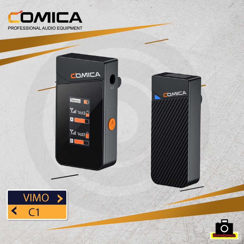 Comica Vimo C 2.4G Dual-channel Mini Wireless Microphone | Shopee Malaysia
