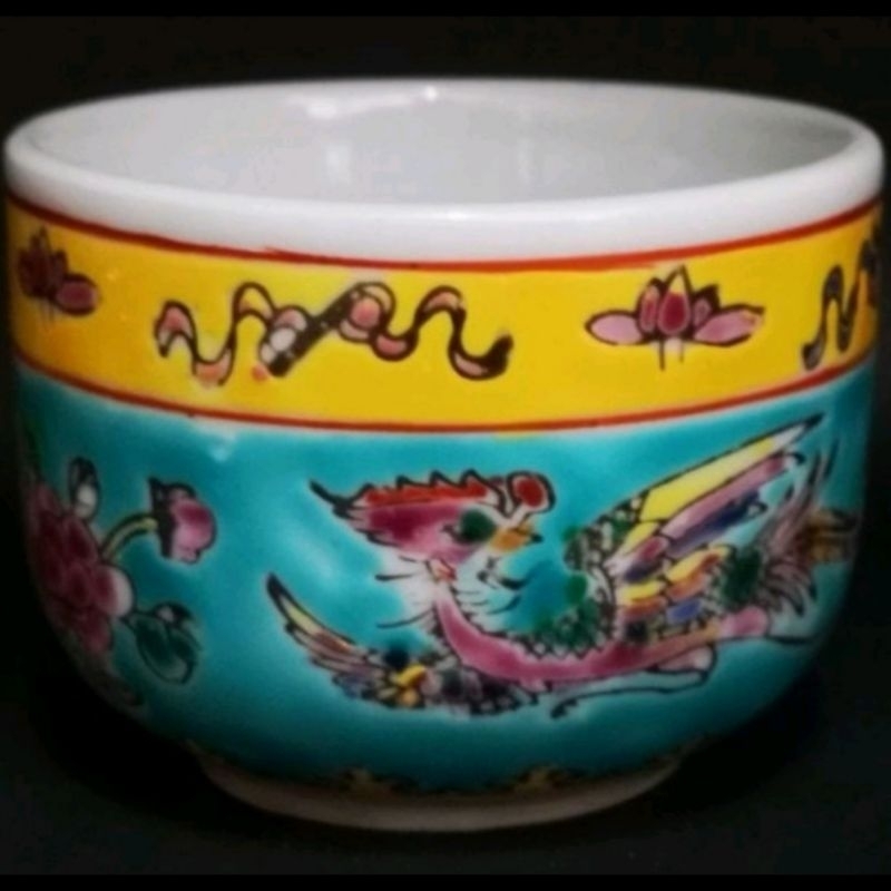 Peranakan Green Turquoise Teacup Baba Nyonya Tea Cup 娘惹茶杯 | Shopee Malaysia