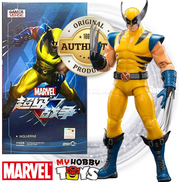 ZD Toys Marvel Gamer Verse Superheroes Action Figures - Wolverine Super ...