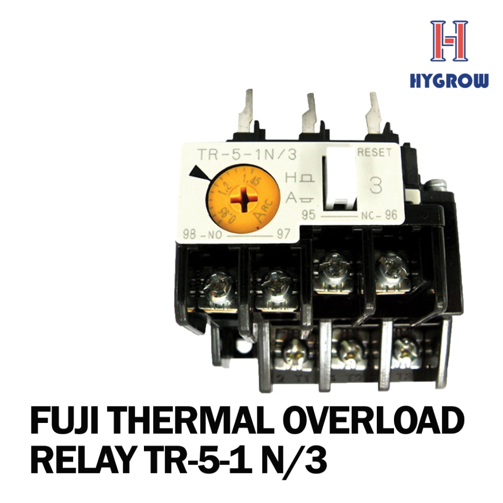 FUJI THERMAL OVERLOAD RELAY TR-5-1N/3 | Shopee Malaysia