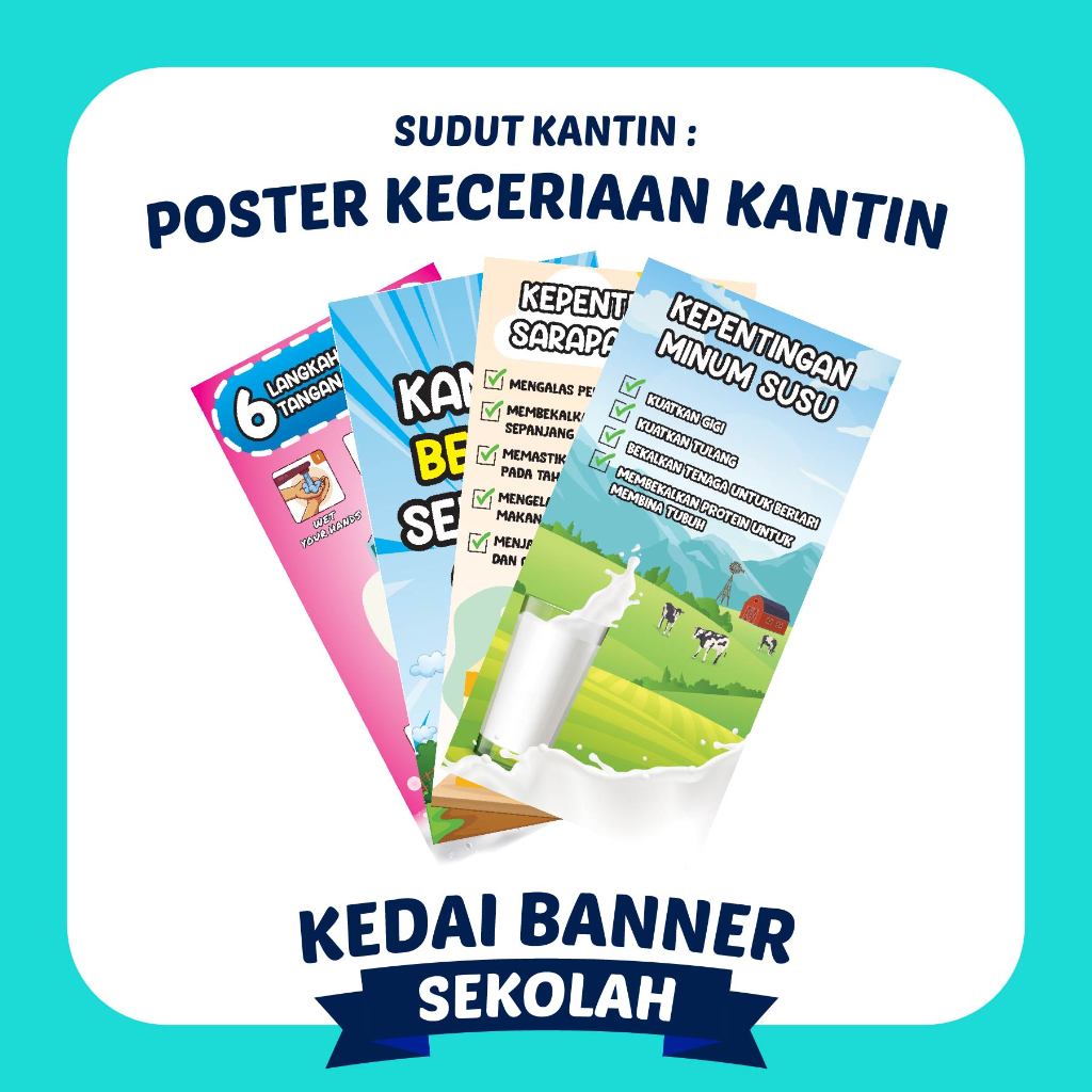 Koleksi Poster Keceriaan Kantin | Poster Pemakanan Sihat | Keceriaan ...