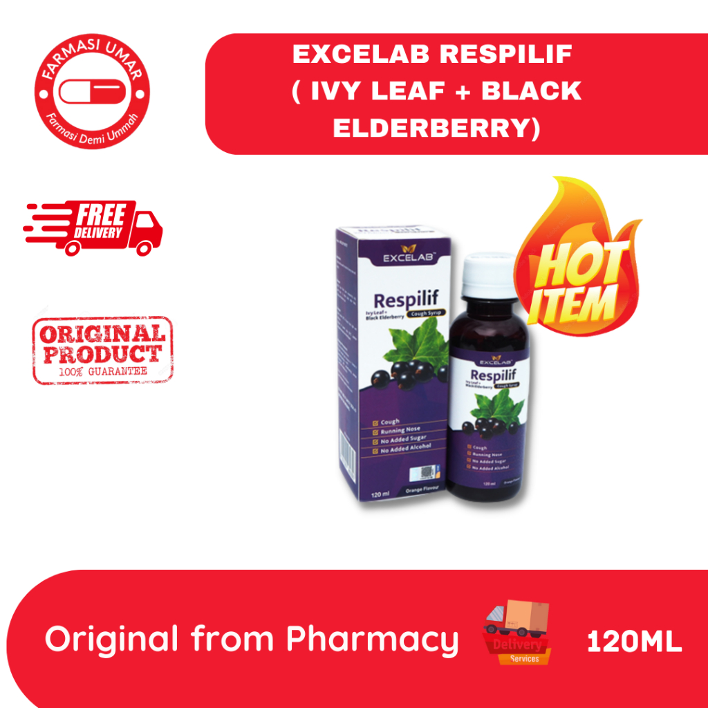 RESPILIF SYRUP 120ML (BATUK DAN SELSEMA BERPANJANGAN) | Shopee Malaysia