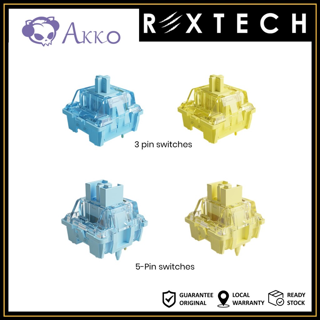 AKKO V3 Cream Switch [Cream Blue / Cream Yellow / Cream Blue Pro ...