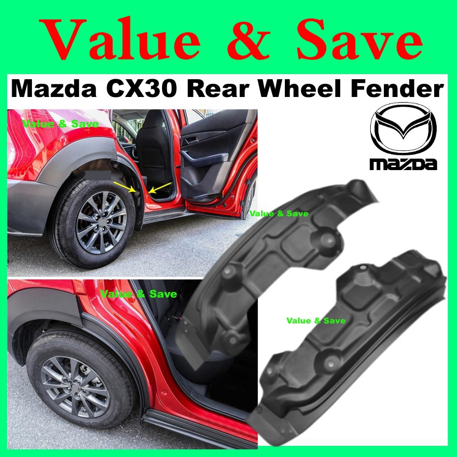 Mazda CX30 Car Rear Wheel Fender Wheel Lining Mudguard Cover (2pc/set ...