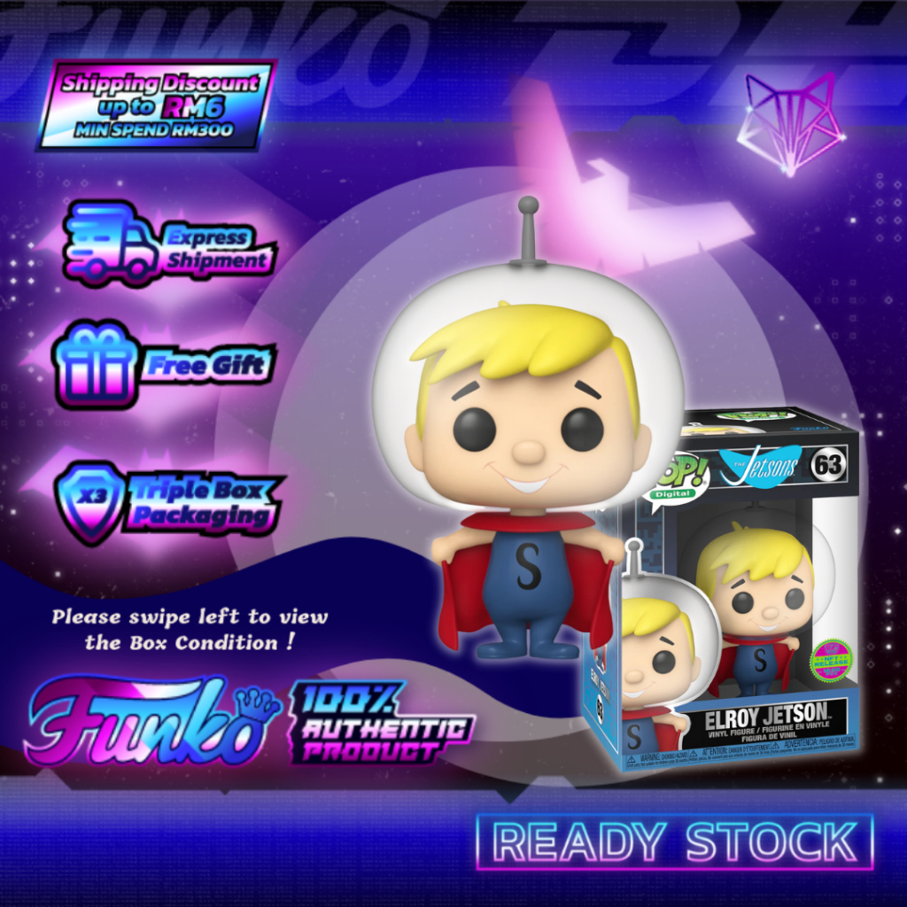 🦊[ 𝐑𝐄𝐀𝐃𝐘 𝐒𝐓𝐎𝐂𝐊 ]🦊 Funko Pop ! NFT DIGITAL The Jetsons : Elroy Jetson # 63 NFT Release 1635 PCS ...
