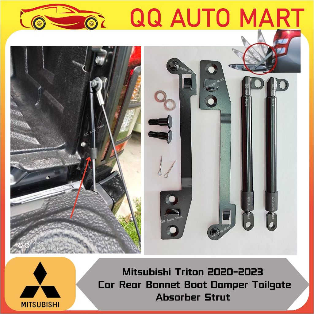 Mitsubishi Triton 2020-2023 Car Rear Bonnet Boot Damper Tailgate ...