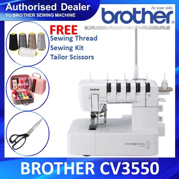 🌸Ready Stock🌸 Brother CV3550 Cover Stitch / Coverstitch Sewing Machine ...