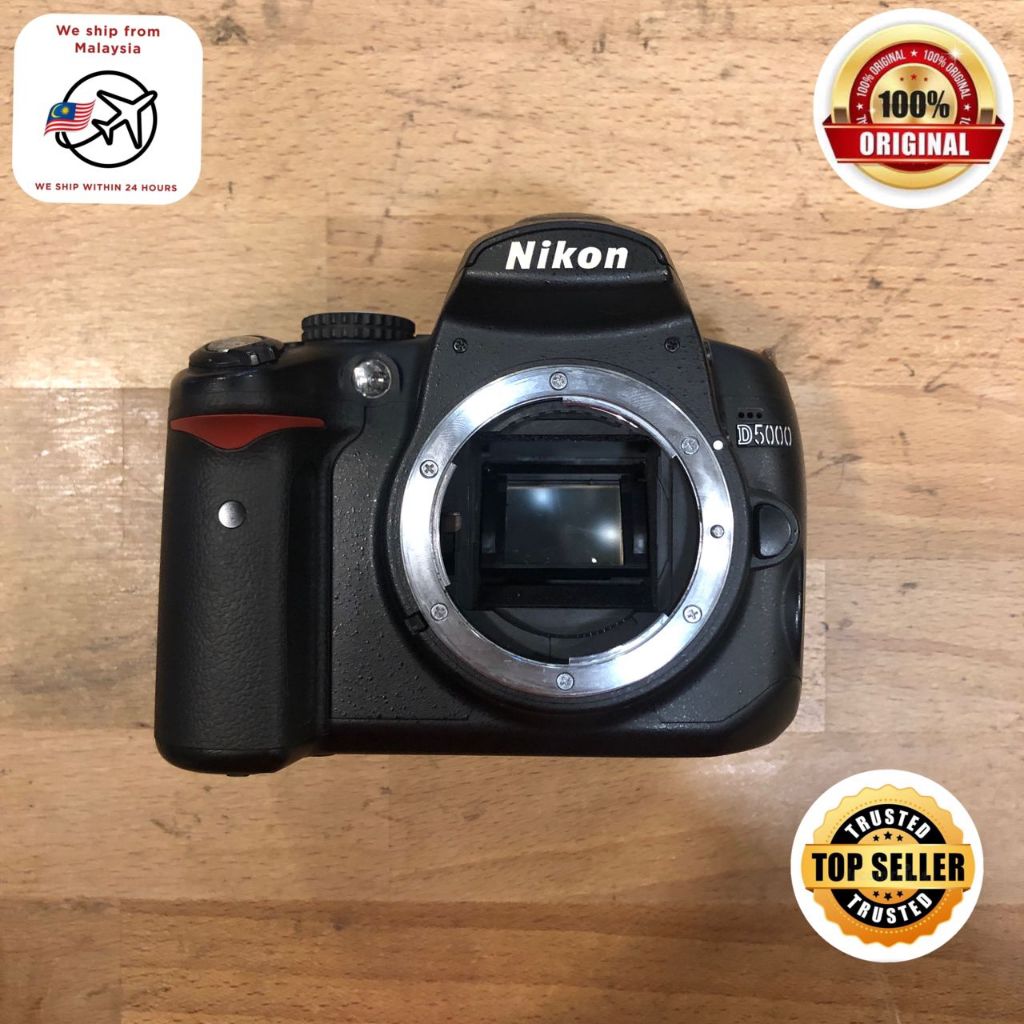 NIKON D5000 CAMERA DSLR 100% ORIGINAL USED | Shopee Malaysia