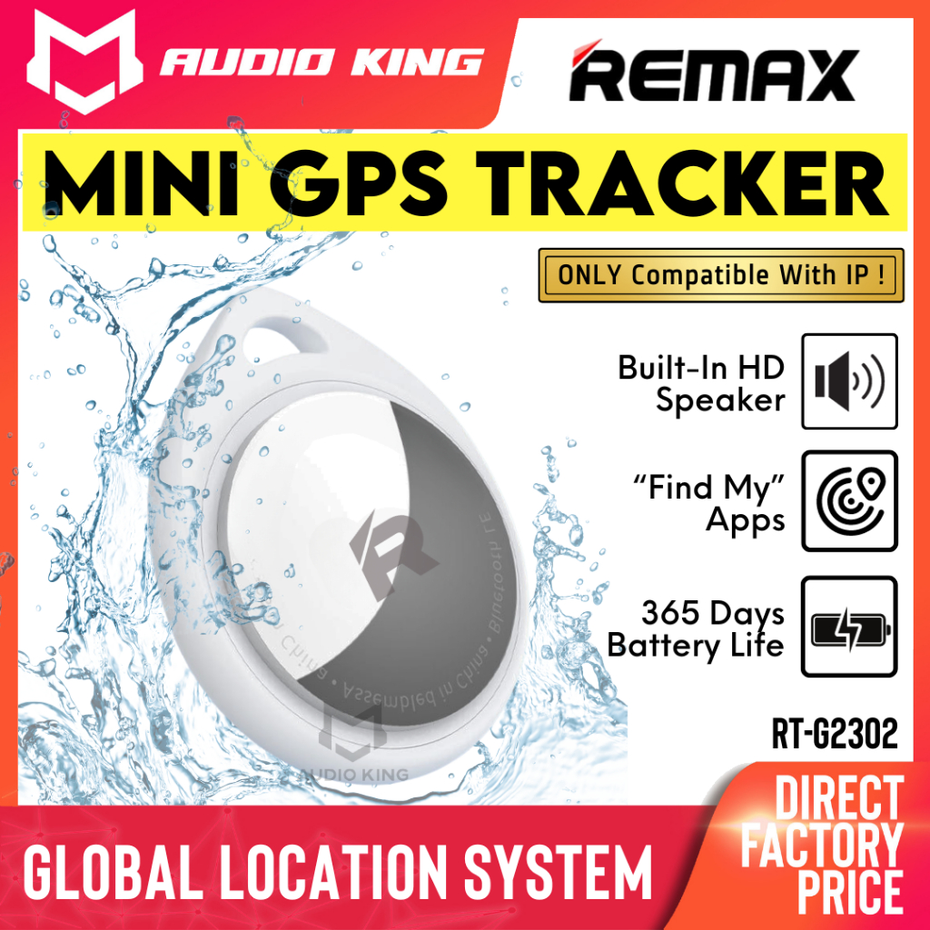 REMAX Mini GPS Smart Location Tracker Find My Tag For Car Kid Cat Anti Lost Kids Key Finder ...