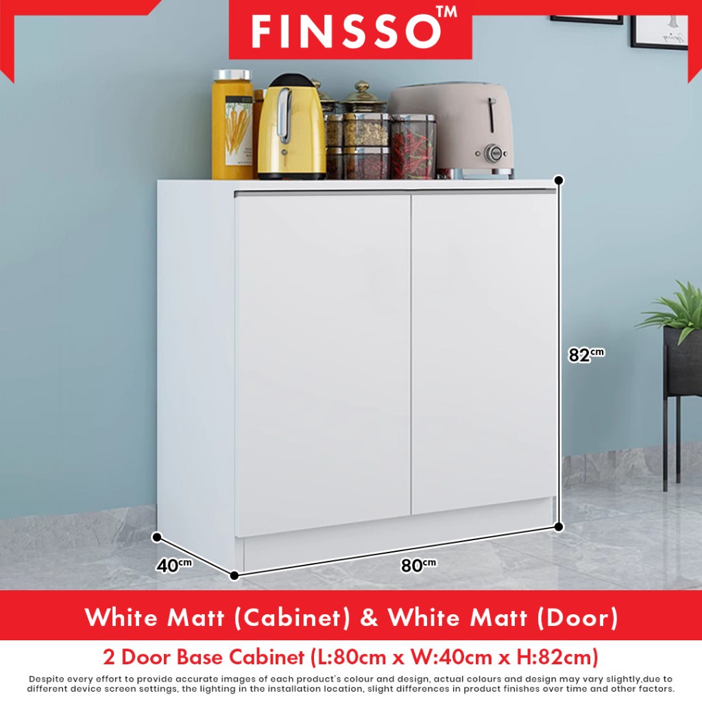 Finsso : 6 drawers High Gloss Kitchen Cabinet with Waterproof Surface kabinet Dapur Base Unit ...